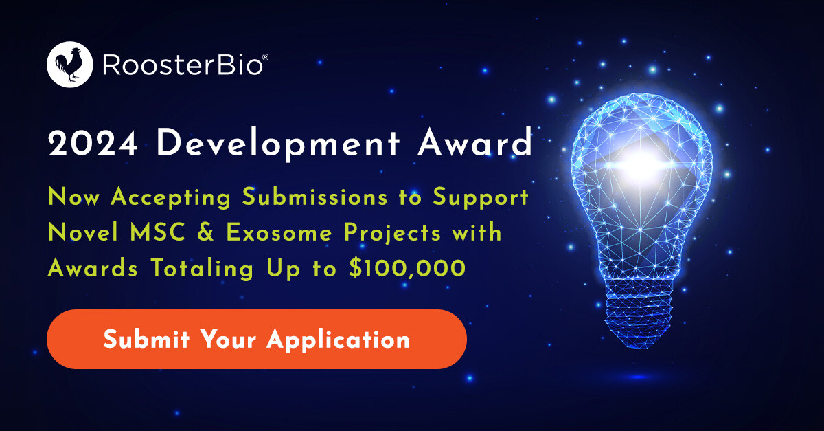 RoosterBio Development Award 2024